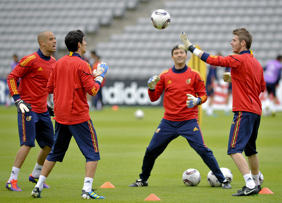 Los tres porteros españoles, Miño, Mariño y De Gea | Deportes | EL PAÍS